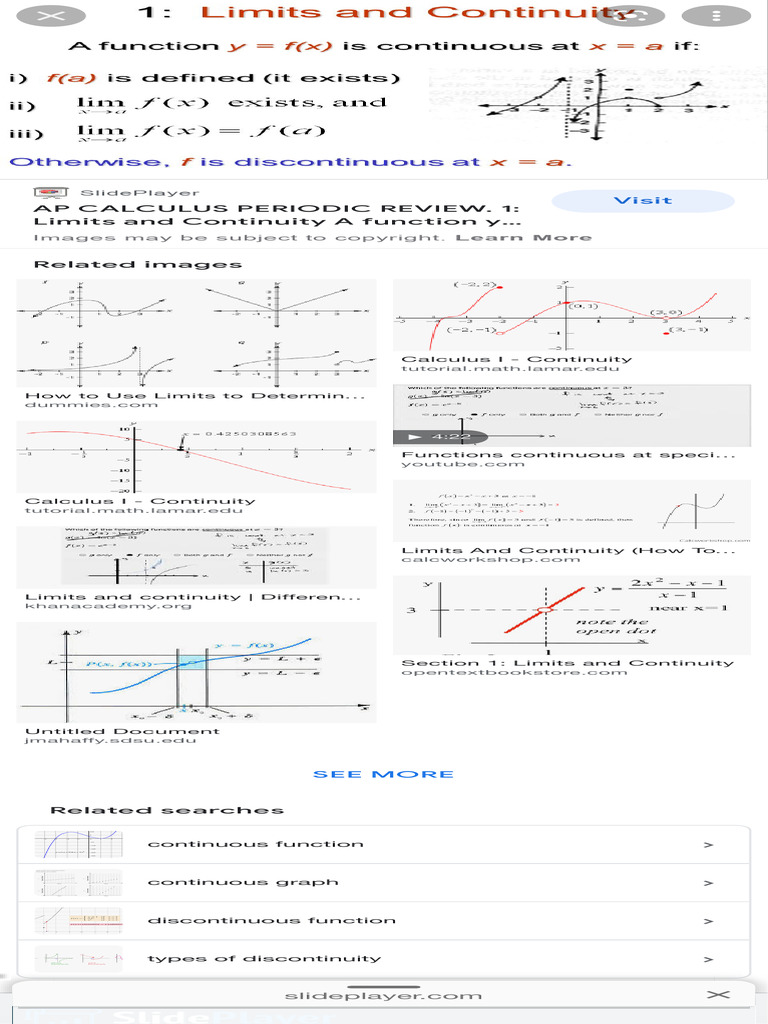 Continuous Function Pdf