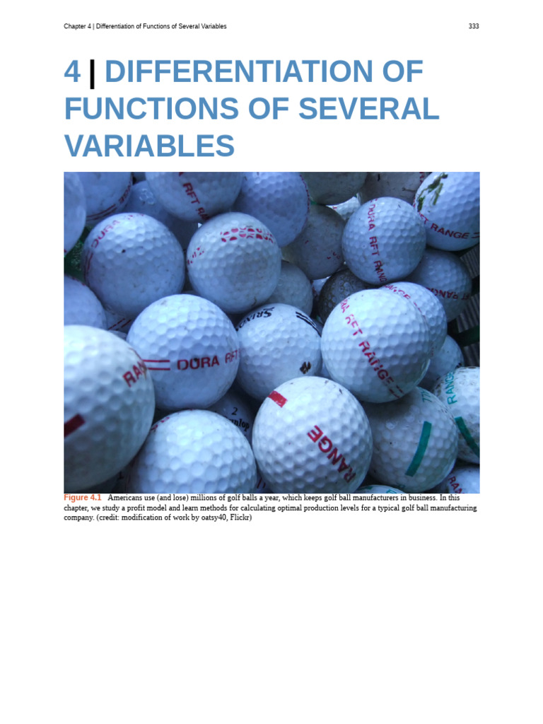 Multivariable Calculus: Key Concepts | PDF | Function (Mathematics ...