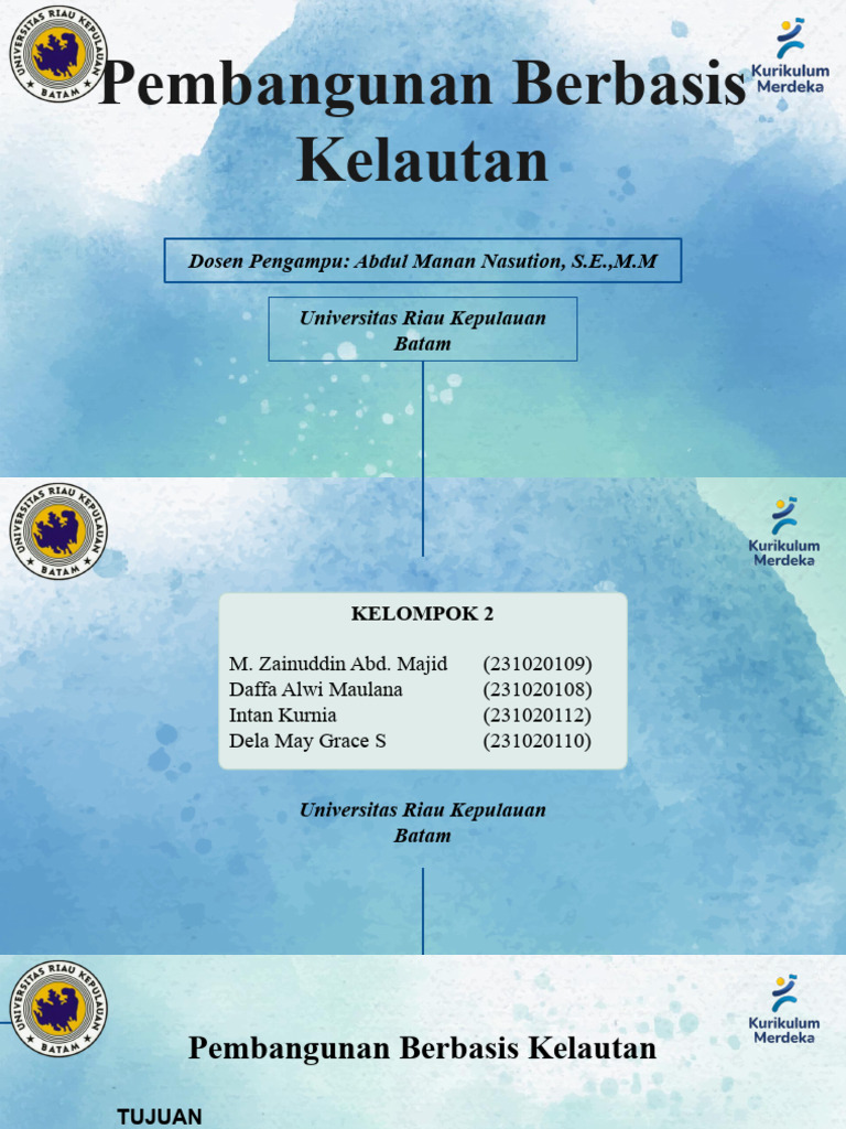 Pembangunan Berbasis Kelautan | PDF