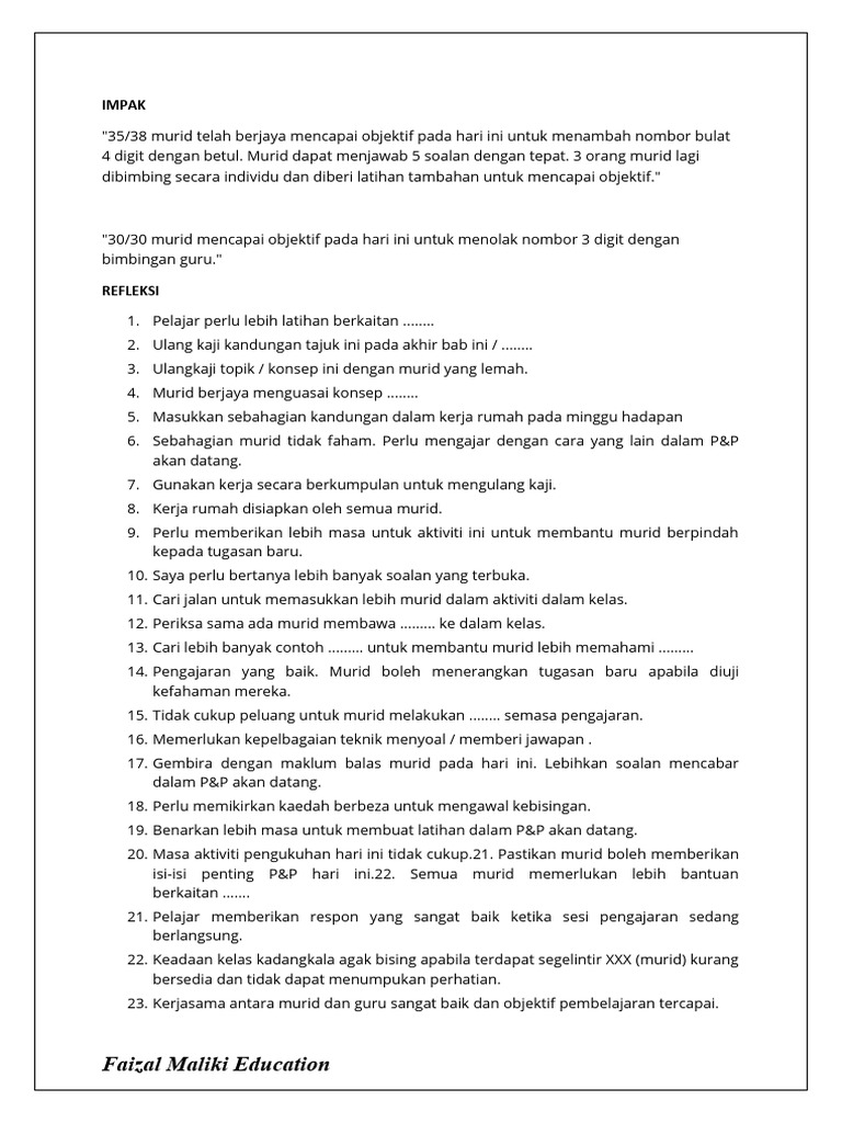 IMPAK | PDF | Karier & Perkembangan