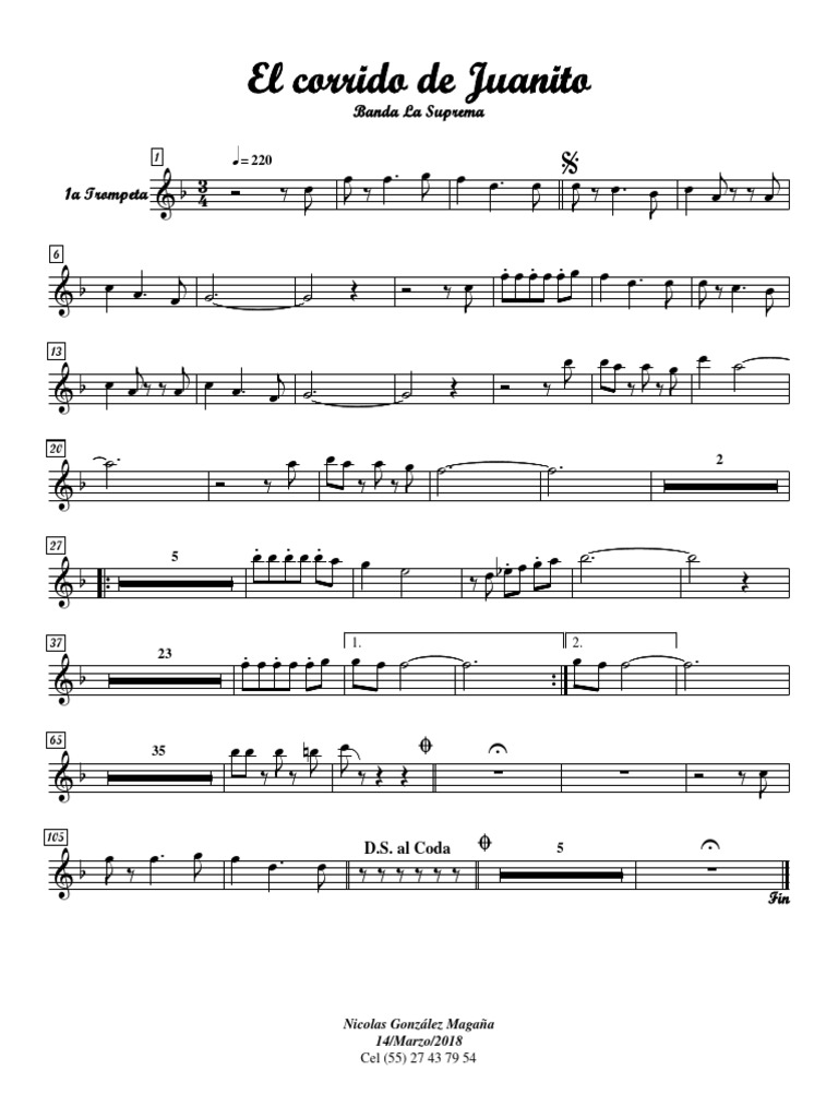 El Corrido de Juanito - Banda La Suprema | PDF