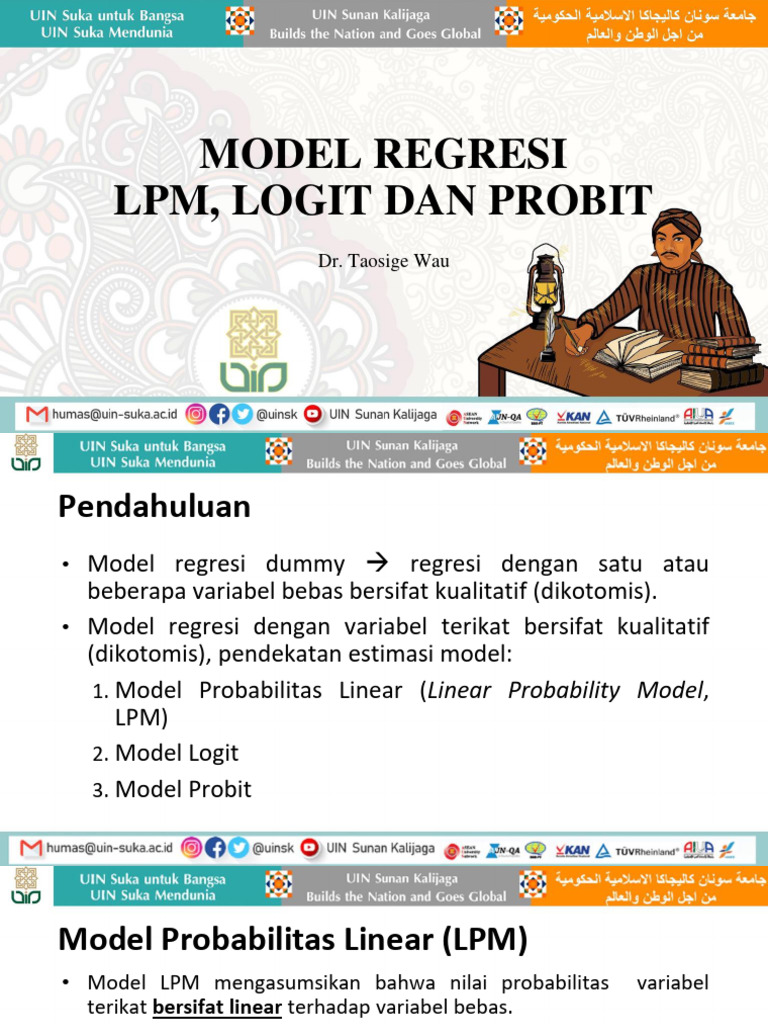 Model Regresi Logit Dan Probit | PDF