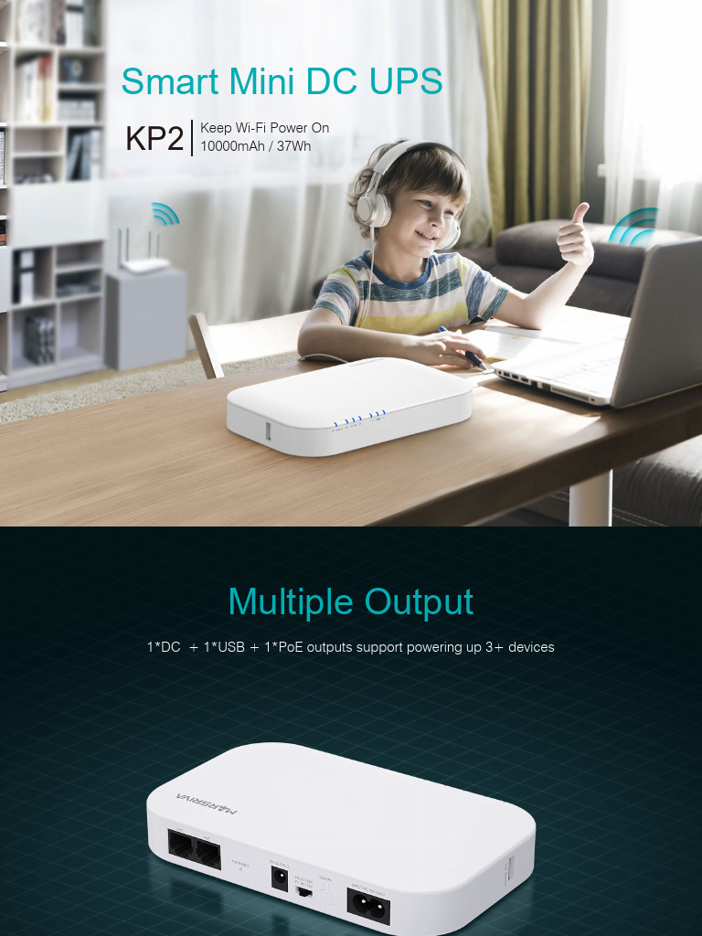 Smart Mini DC UPS for Tech Enthusiasts | PDF