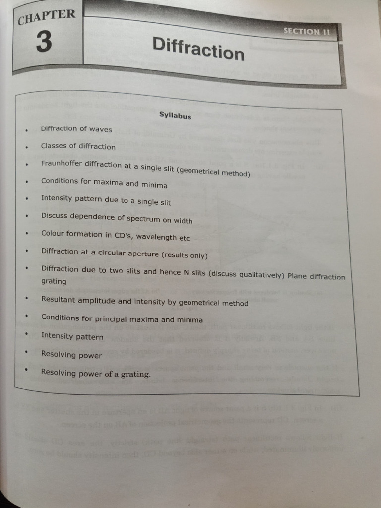 Physics Diffraction | PDF