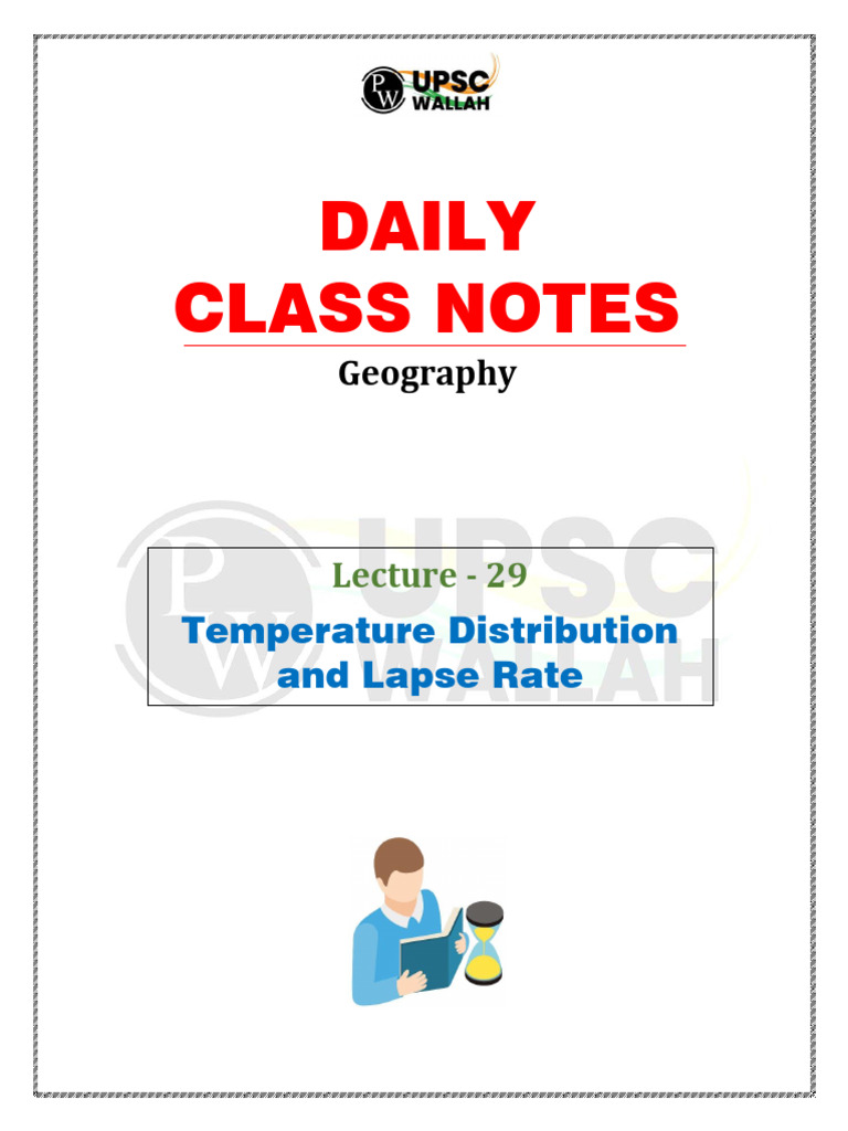 Temprature Distribution Class 2 | PDF | Latent Heat | Troposphere