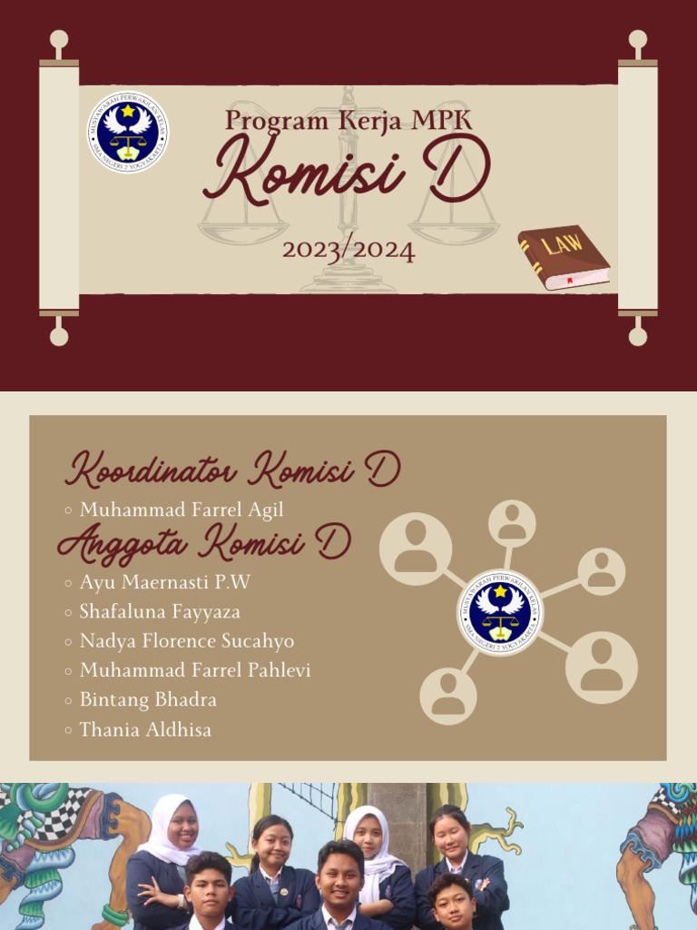 Program Kerja MPK Komisi D 2023-2024 | PDF