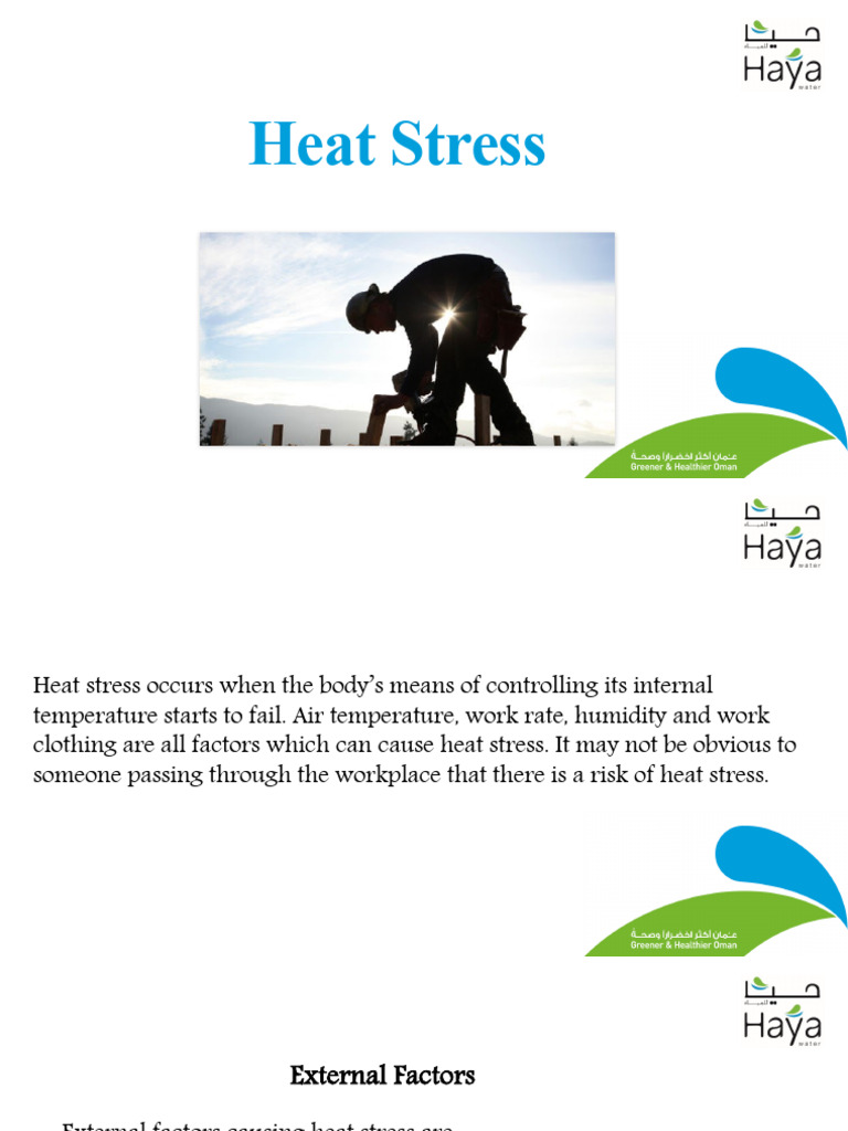 Heat Stress - HS Awarness 2018 | PDF