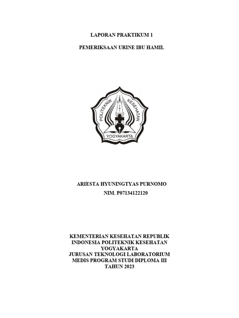 LP1 - Pem Urine Ibu Hamil - Ariesta Hayuningtyas - P07134122120 | PDF ...