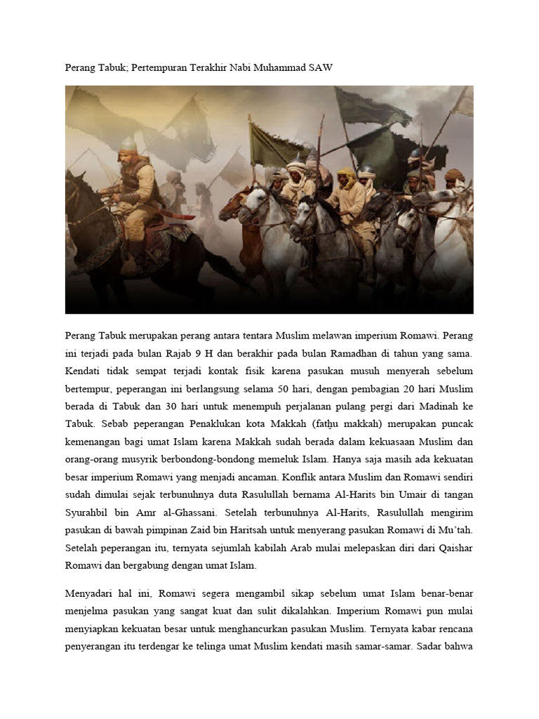 Perang Tabuk | PDF