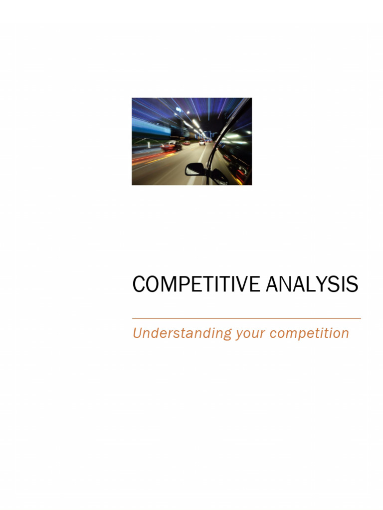 Competitor Analysis Report Format | PDF | Swot Analysis | Strategic ...