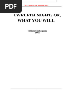 Twelfth Night - William Shakespeare | PDF | Twelfth Night