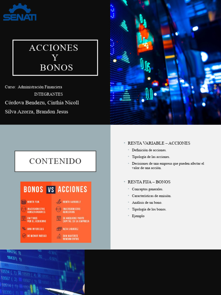 Acciones y Bonos | PDF | Compartir (Finanzas) | Business