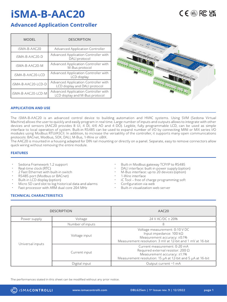 Aac 20 Controller Pdf