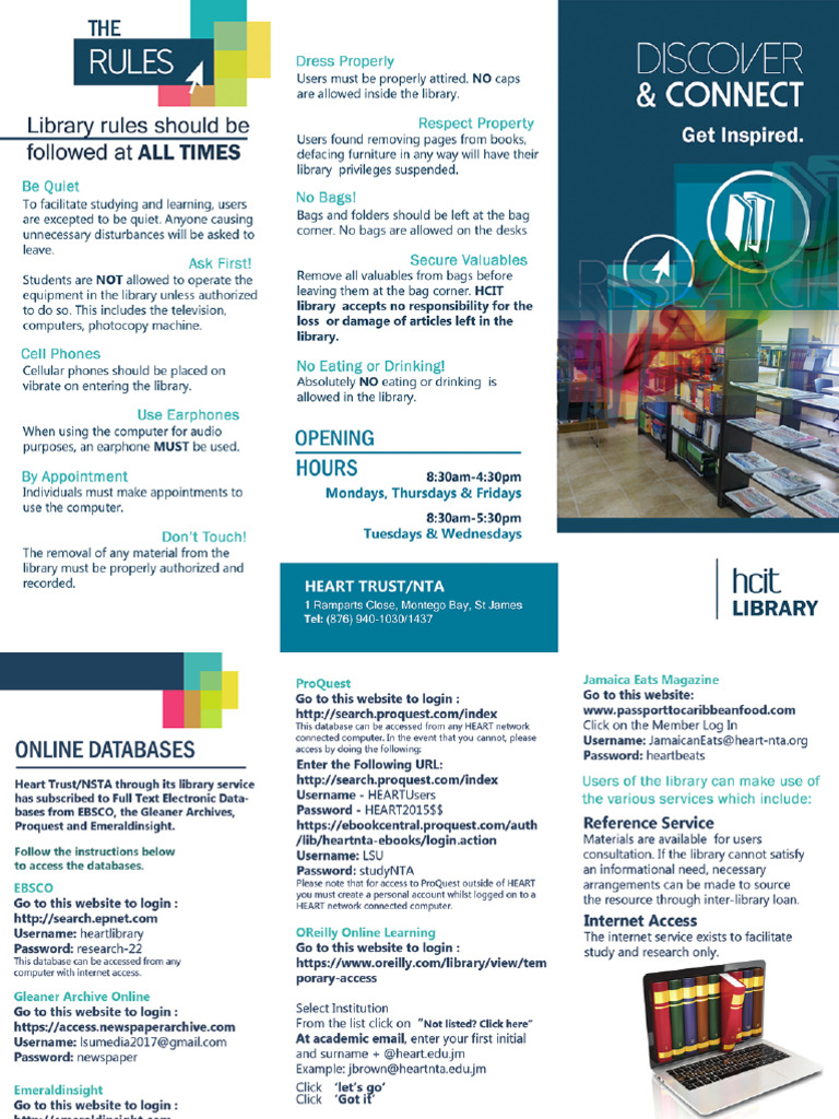 Hcit Library Brochure Jan 2022 Web | PDF