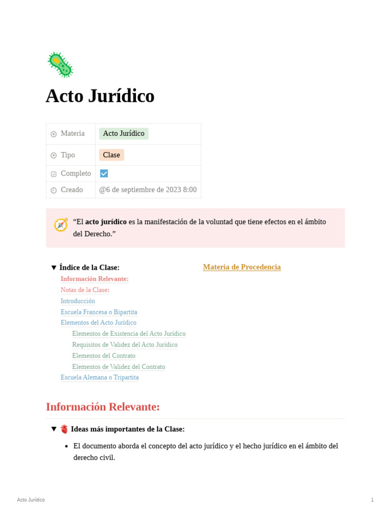 Acto Jurdico | PDF