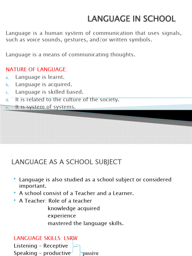 Language Across The Curriculum | PDF | Dialect | Communication