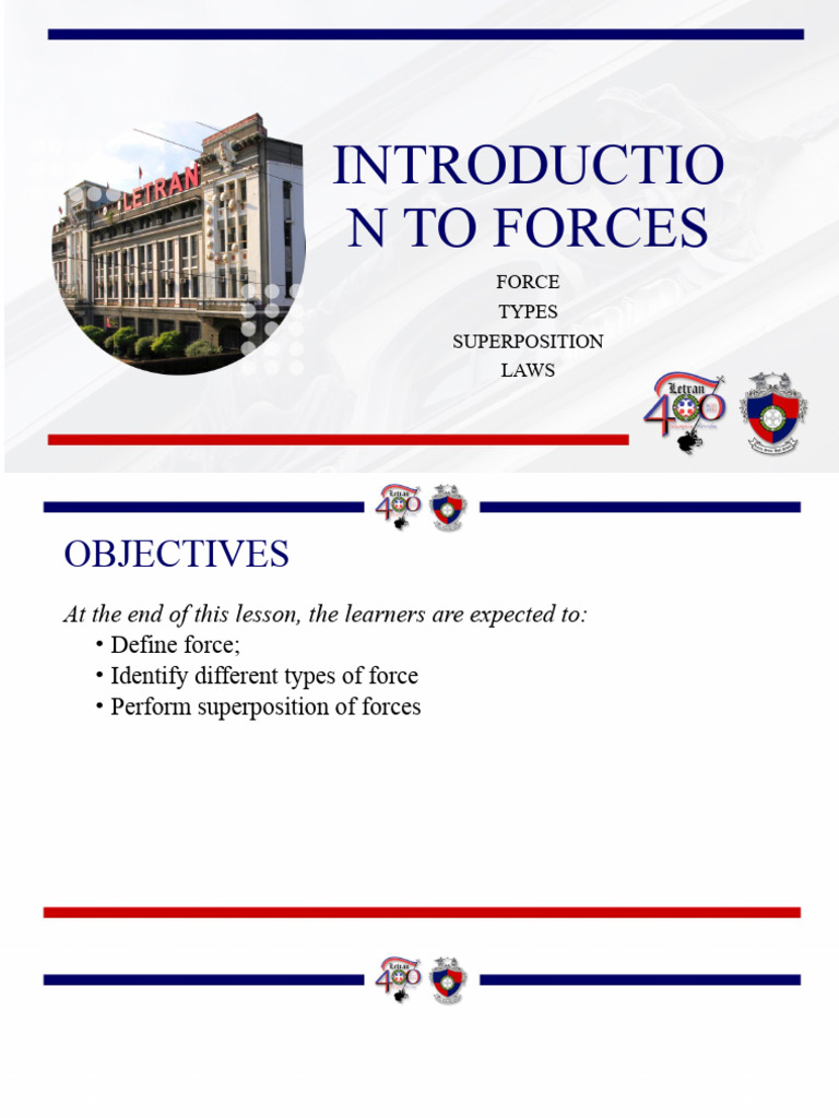 Week 12 - INTRODUCTION TO FORCES | PDF | Force | Acceleration