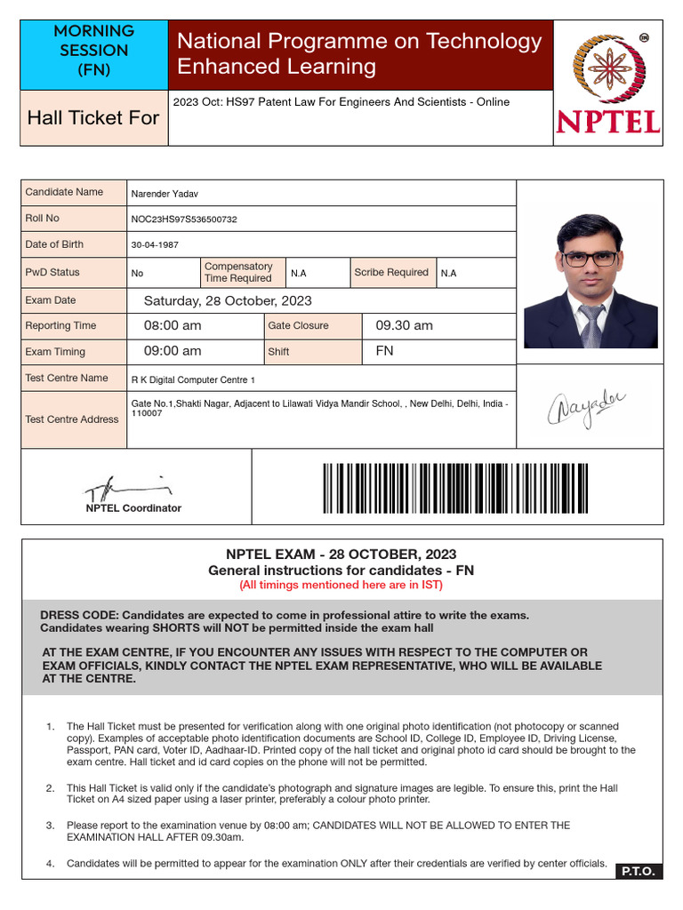Noc23 hs97 | PDF | Identity Document | Printer (Computing)