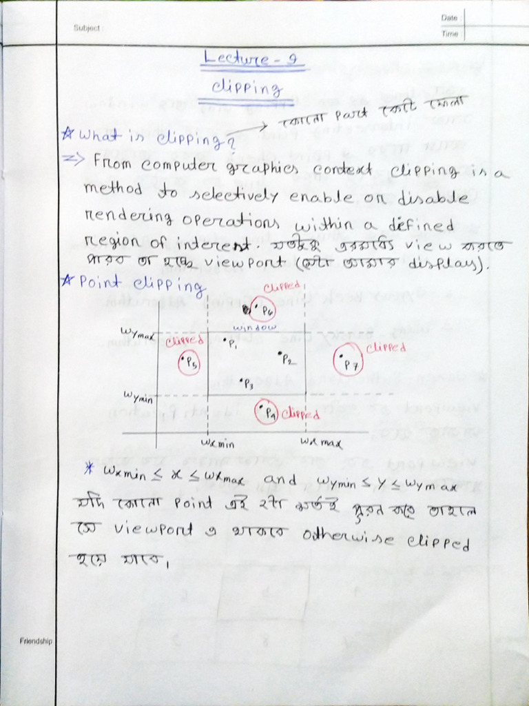 CG Line Clipping | PDF