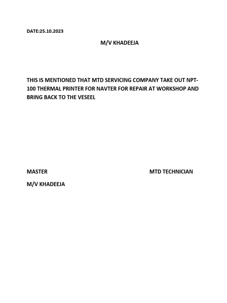 Navtex Printer | PDF