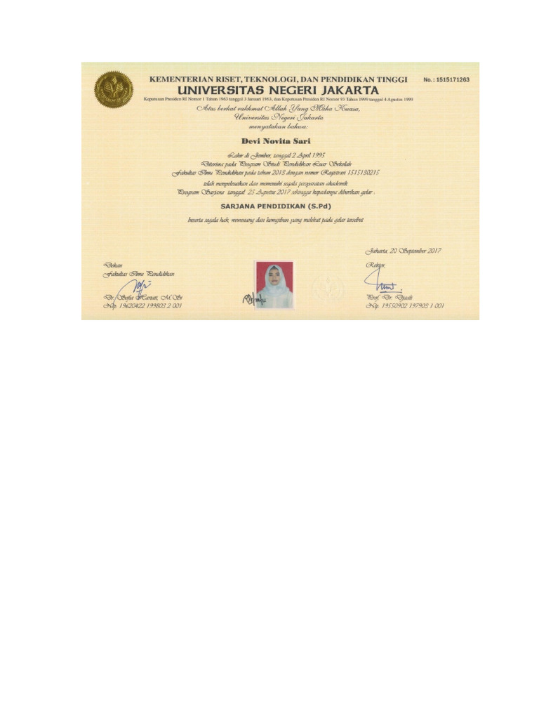 Ijazah Dan Transkip Nilai | PDF Ijazah Dan Transkip Nilai | PDF