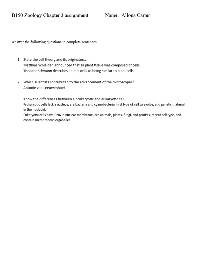 Chapter 3 Assignment PART 1 | PDF Chapter 3 Assignment PART 1 | PDF