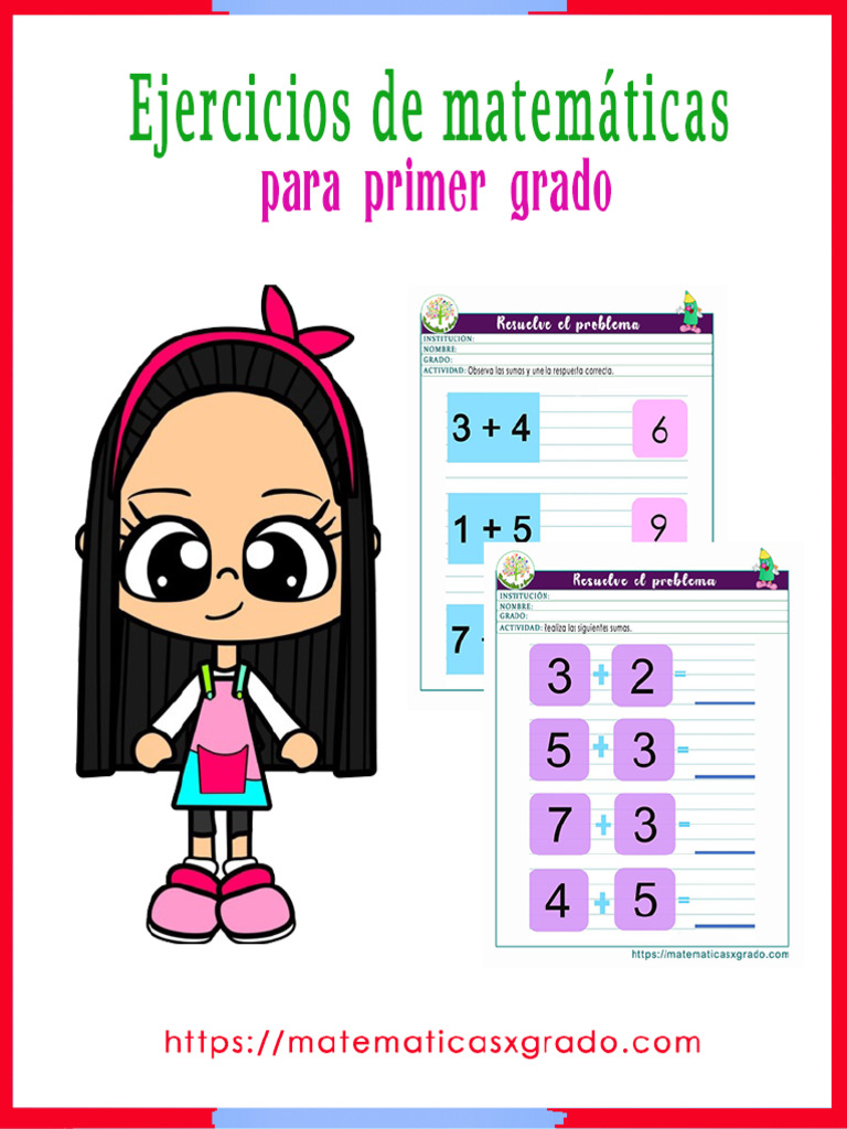Ejercicios de Matemáticas para Primer Grado | PDF