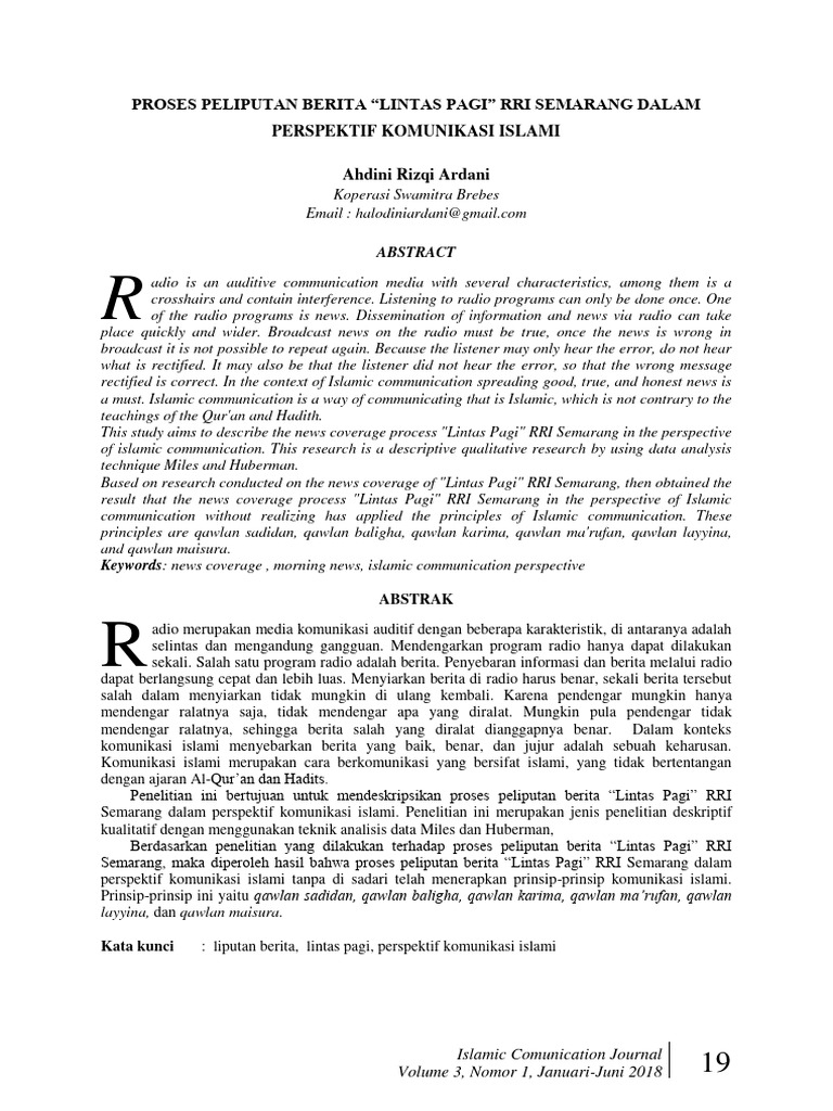Proses Peliputan BRT | PDF