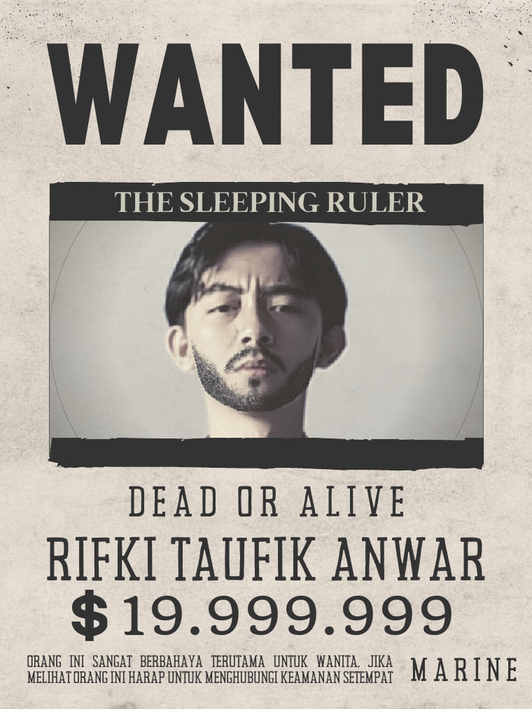 Beige and Black Funny Wanted Poster | PDF | Olahraga & Rekreasi