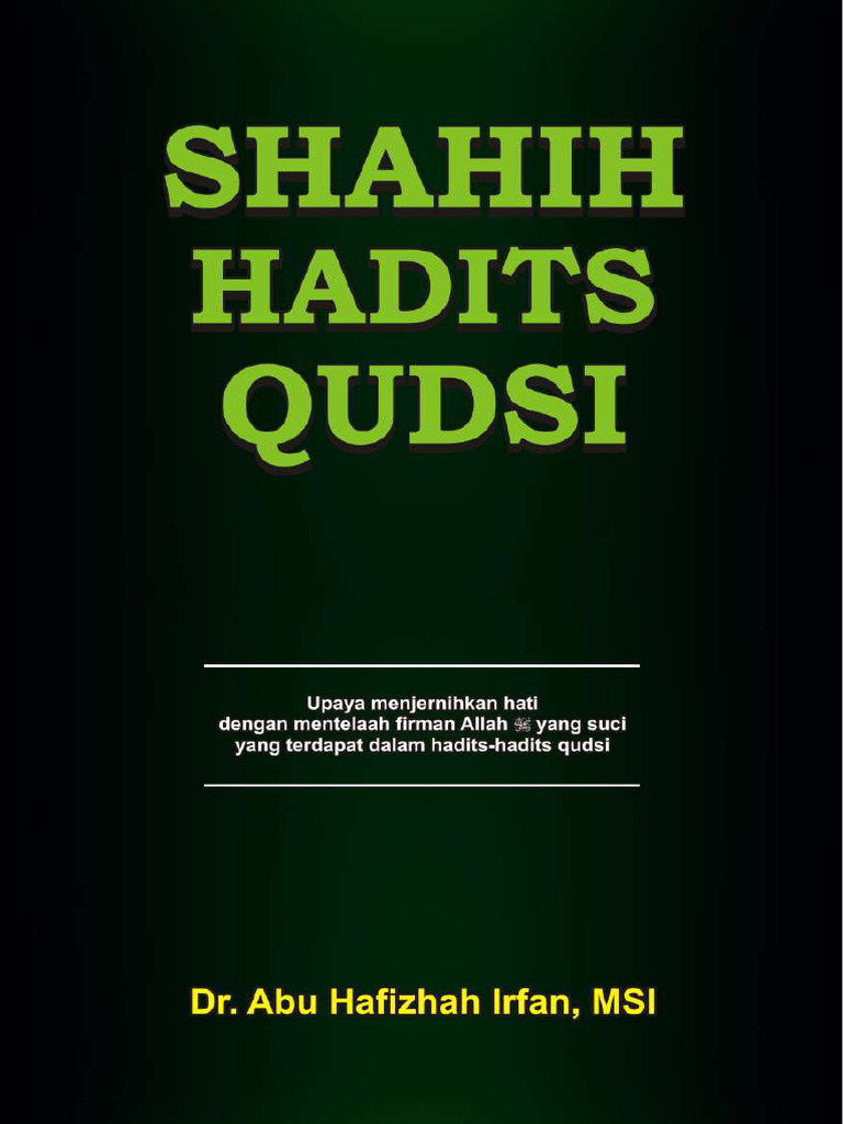Shahih Hadits Qudsi (Jilid 1 & 2) EBS | PDF