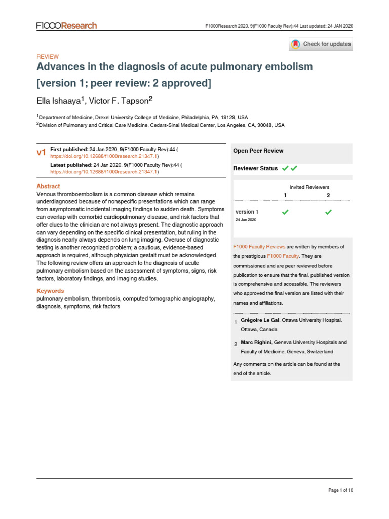 DX Tep | PDF | Thrombosis | Cardiovascular System