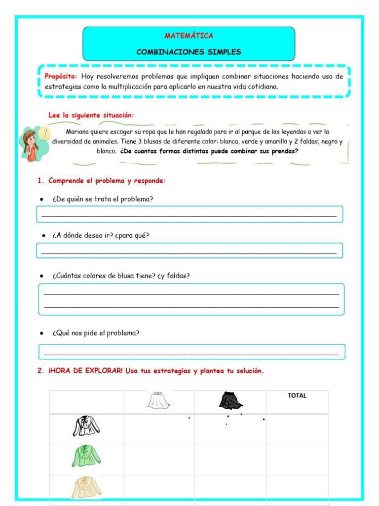 Ficha Mate J Combinaciones | PDF
