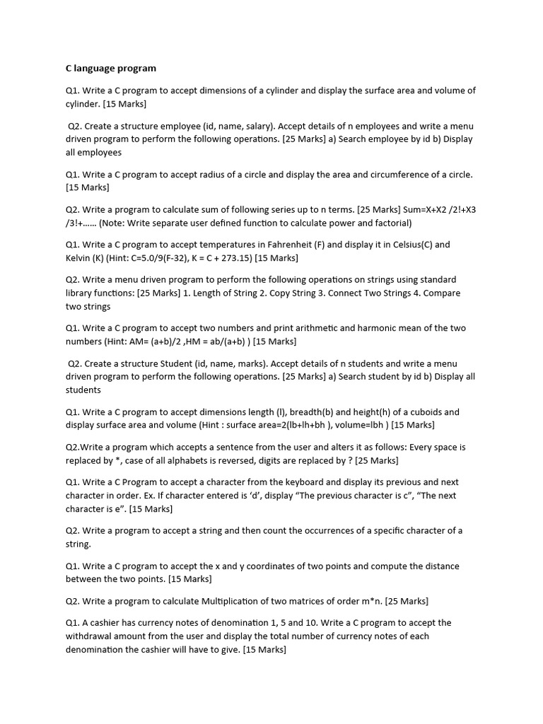 C Slip Program | PDF | Matrix (Mathematics) | Numbers