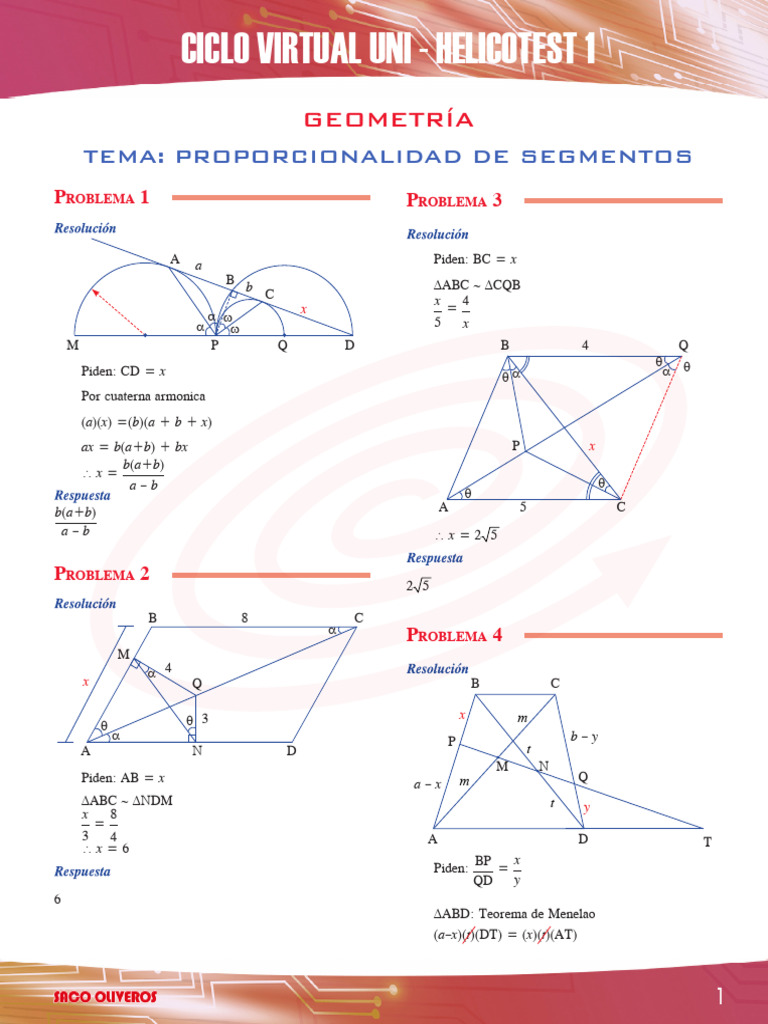 3 - Geom - 5° UNI - Cap10 - Tarea | PDF