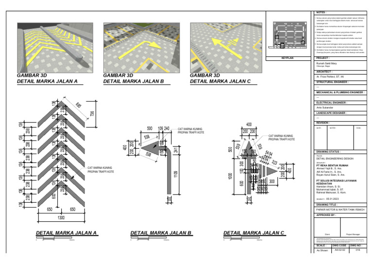 Desain Marka Jalan RS Mary Cileungsi | PDF