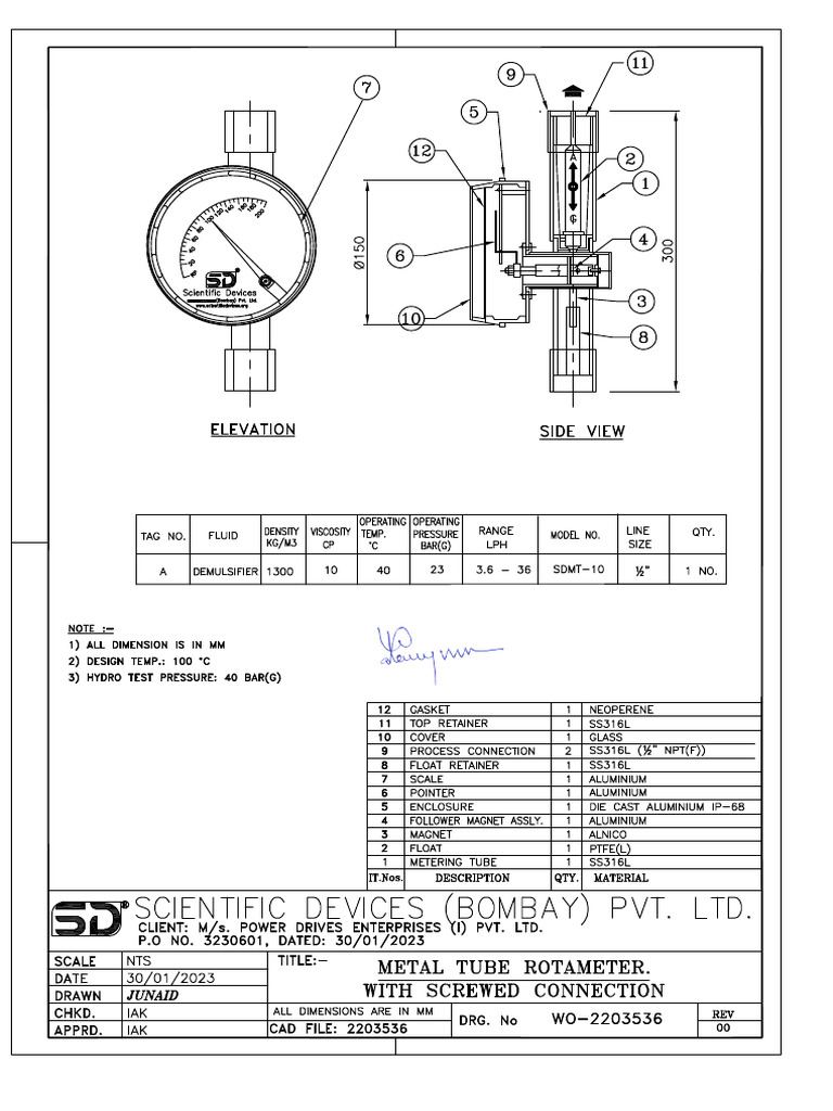 Approved GA DRAWING-signed | PDF