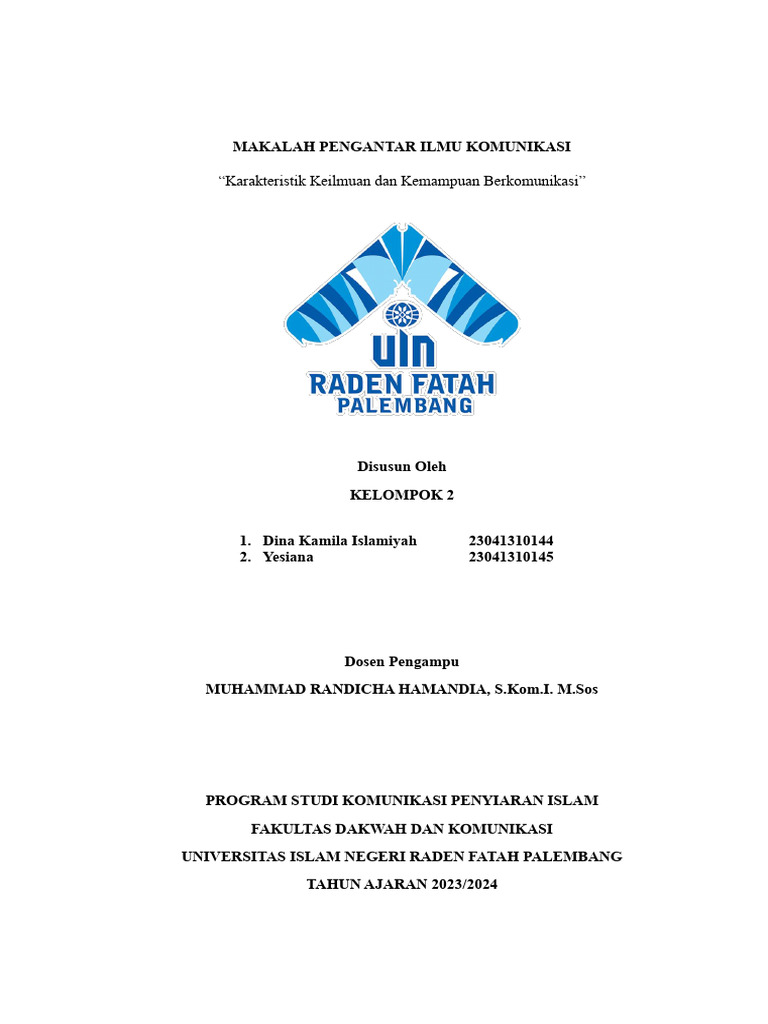 Makalah Pengantar Ilmu Komunikasi Kel 2 | PDF | Ilmu Sosial | Sains ... Makalah Pengantar Ilmu Komunikasi Kel 2 | PDF | Ilmu Sosial | Sains ...