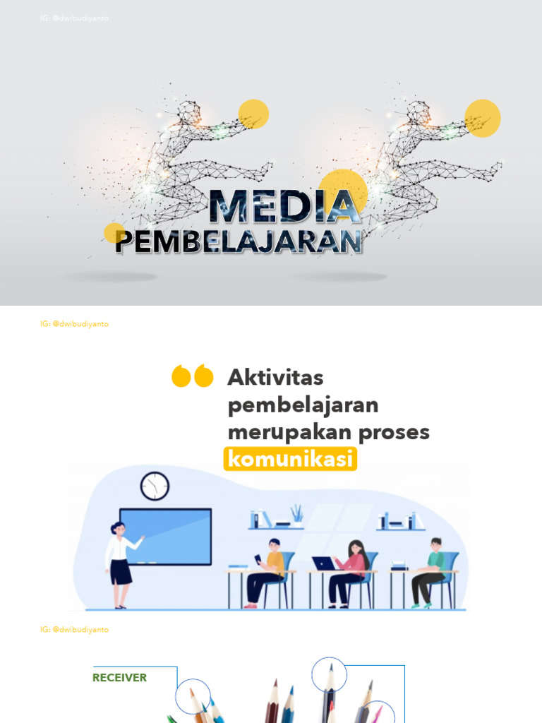 MATERI 1a - DEFINISI MEDIA PEMBELAJARAN DAN FUNGSINYA | PDF