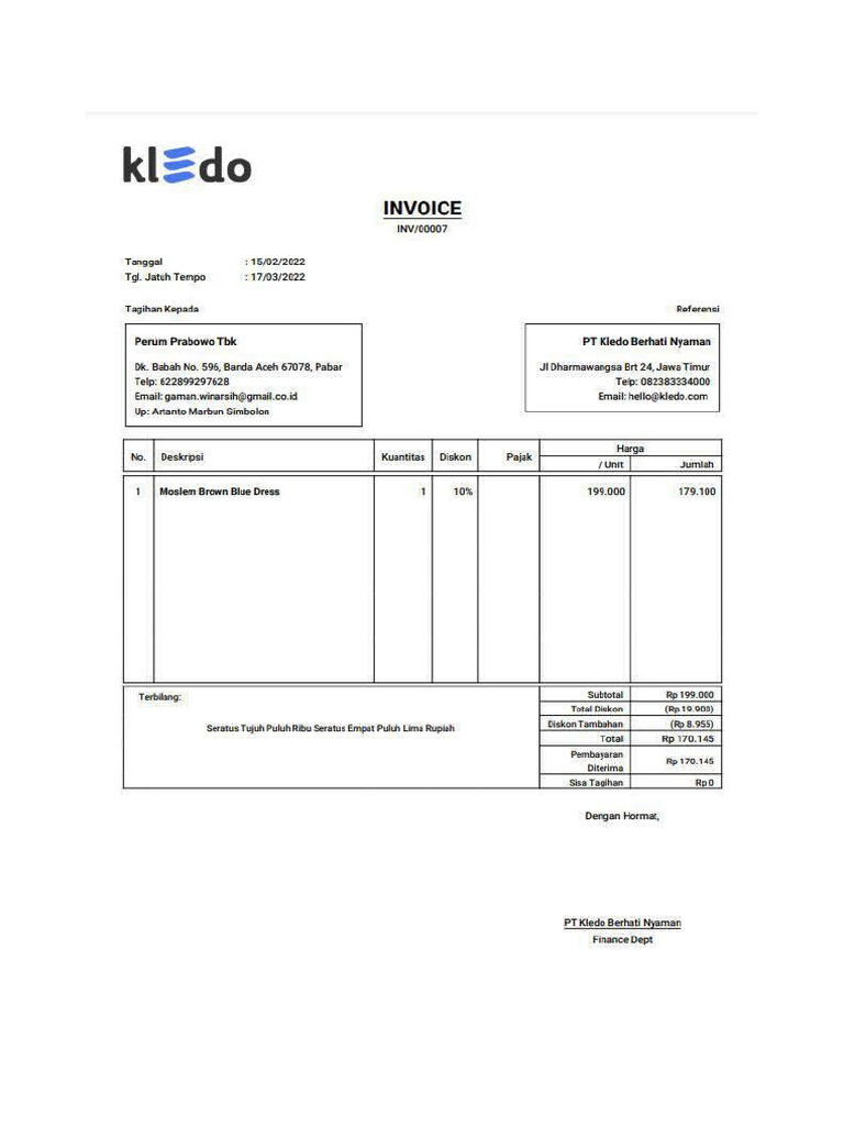 Multi Invoices | PDF