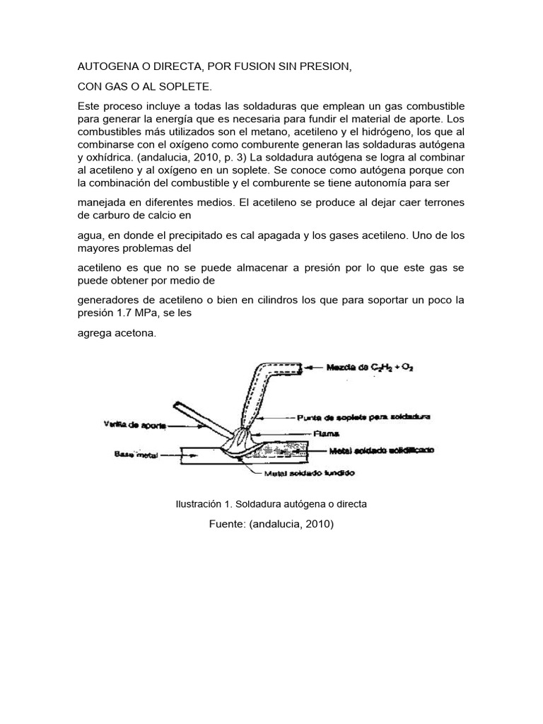 Soldadura Autógena con Acetileno | PDF | Hogar, jardinería y bricolaje ...