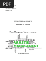 Theoretical Framework | PDF | Waste Management | Waste