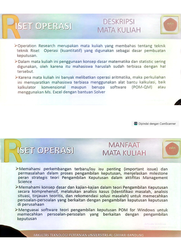 Riset Operasional | PDF