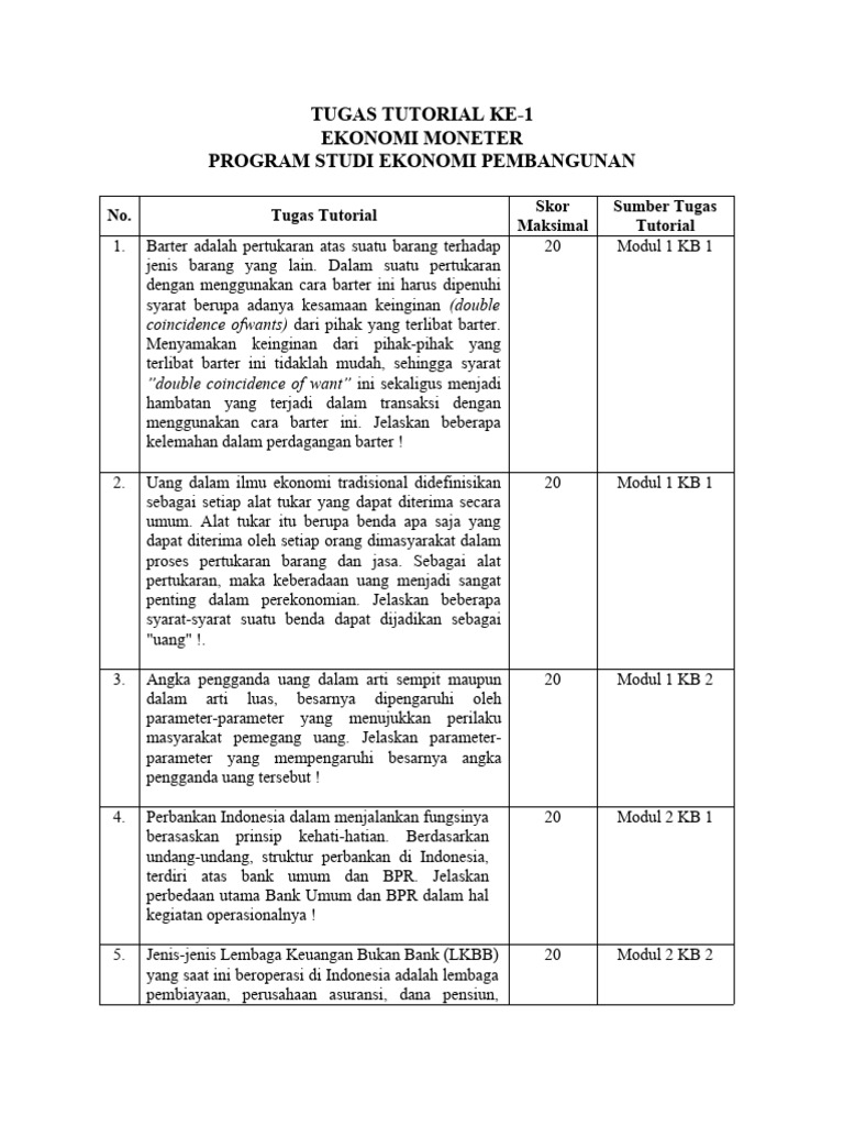 Tugas1 - ESPA4227 - Lina Novianti | PDF