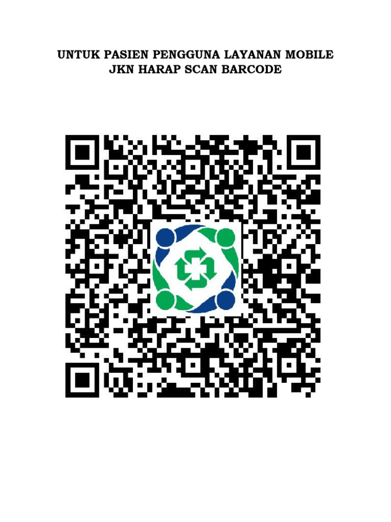 Untuk Pasien Pengguna Layanan Mobile JKN Harap Scan Barcode | PDF