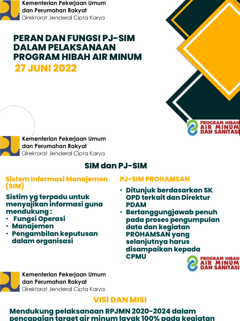 Peran Dan Fungsi PJ-SIM | PDF