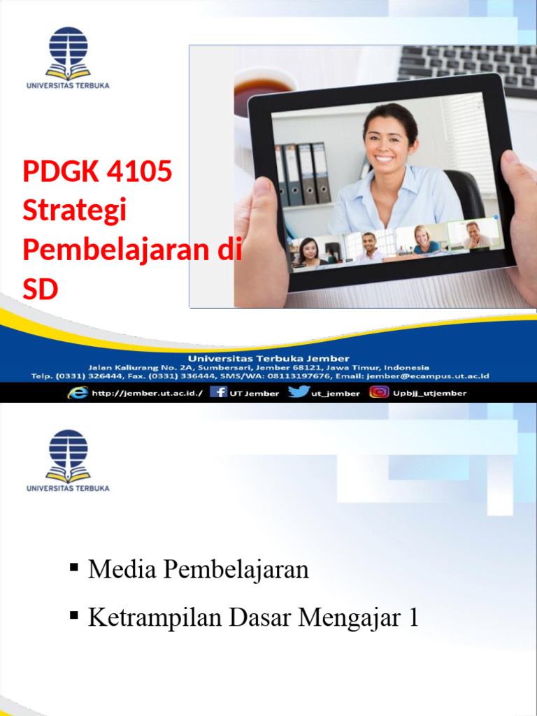 Materi Tuweb 3 Pdgk4105 | PDF