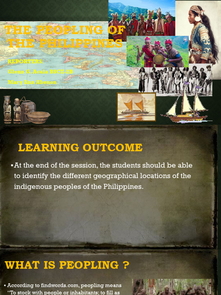 The-peopling-of-the-Philippiness (1) .PPTM | PDF | Philippines | Asia