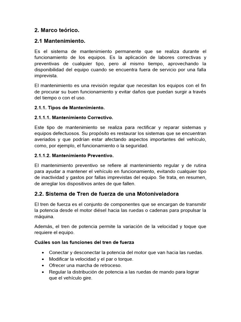 Marco Teorico Capìtulo 2 | PDF | Engranaje | Eje
