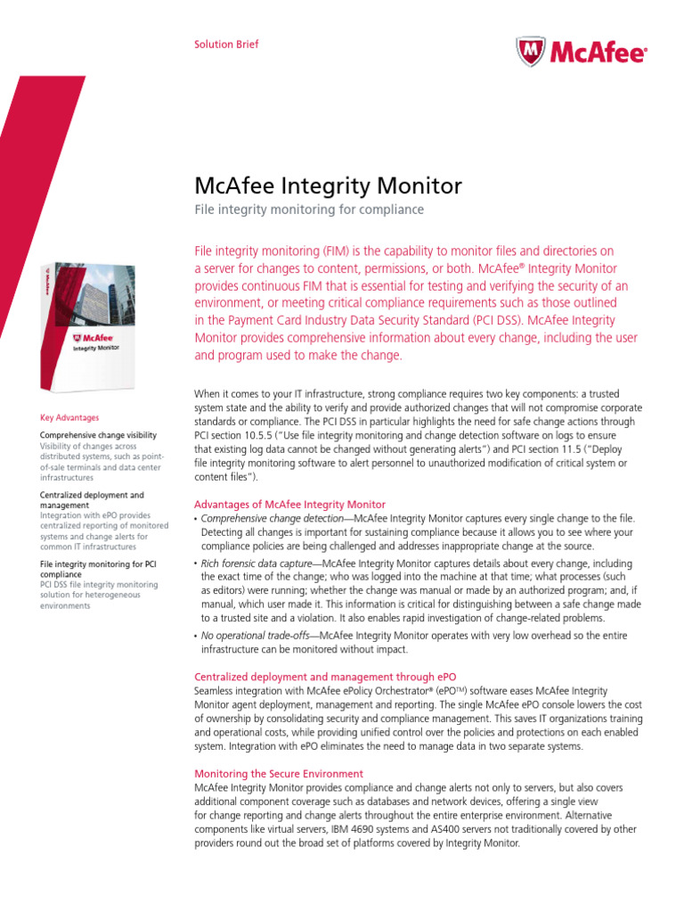 SB Integrity Monitor | PDF | Payment Card Industry Data Security ...