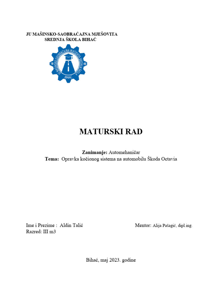 Maturski | PDF